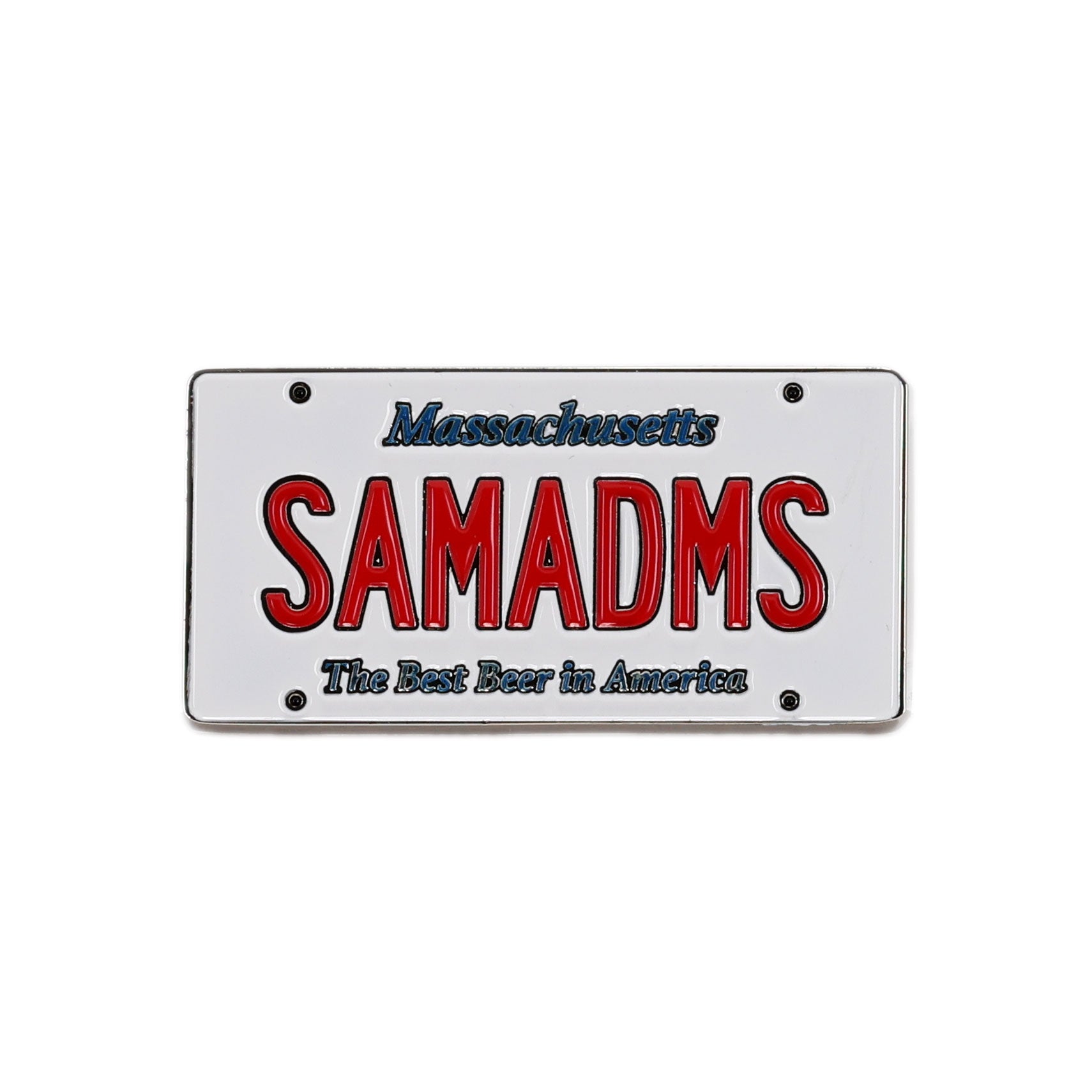 License Plate Enamel Magnet | Samuel Adams