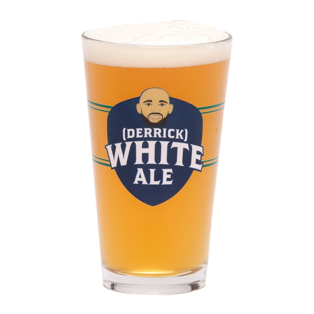 Samuel Adams x Derrick White 16oz Pint Glass