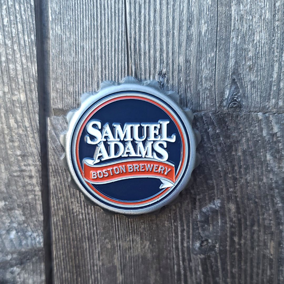 Boston Brewery Bottle Cap Opener Magnet | Samuel Adams