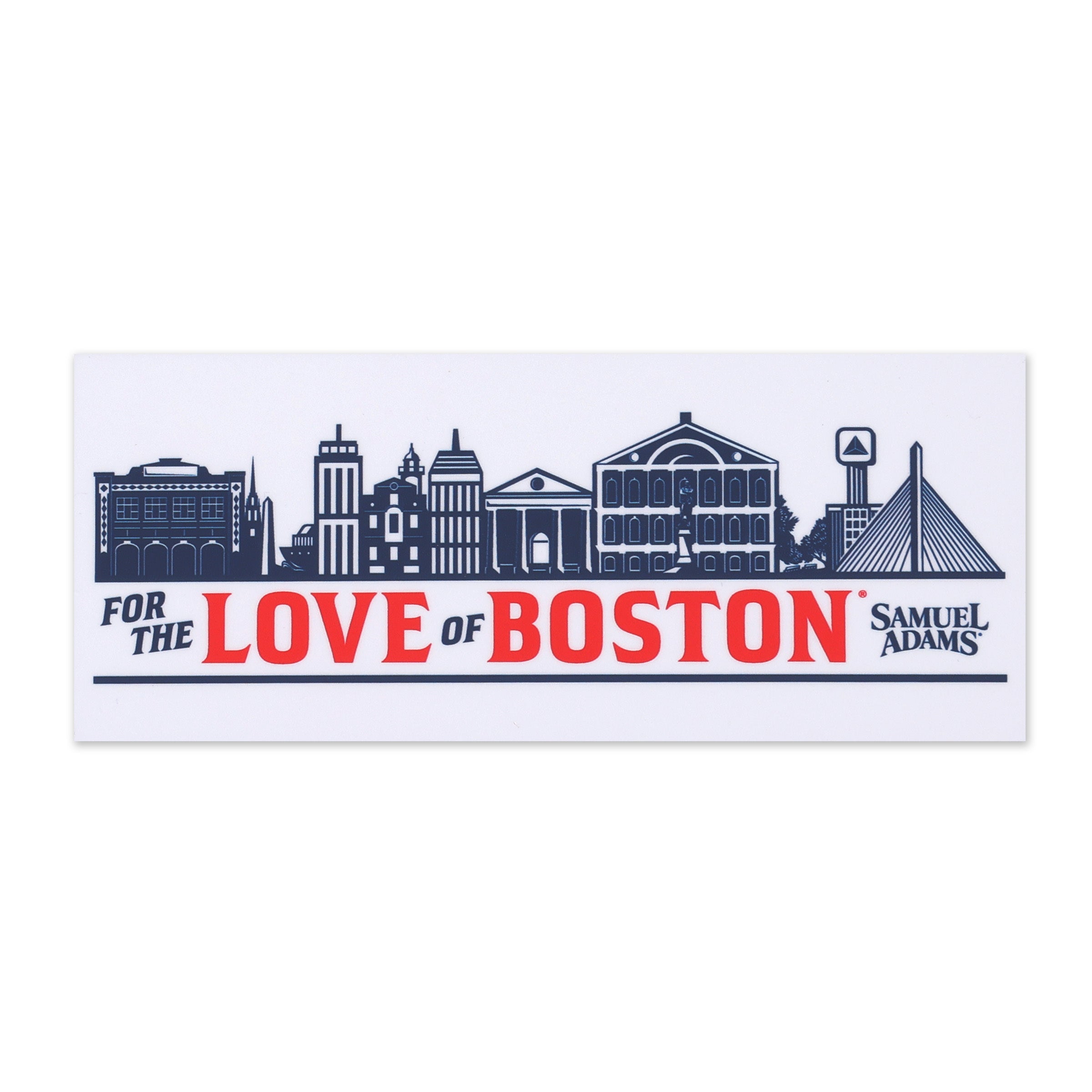 Skyline Love of Boston Sticker | Samuel Adams